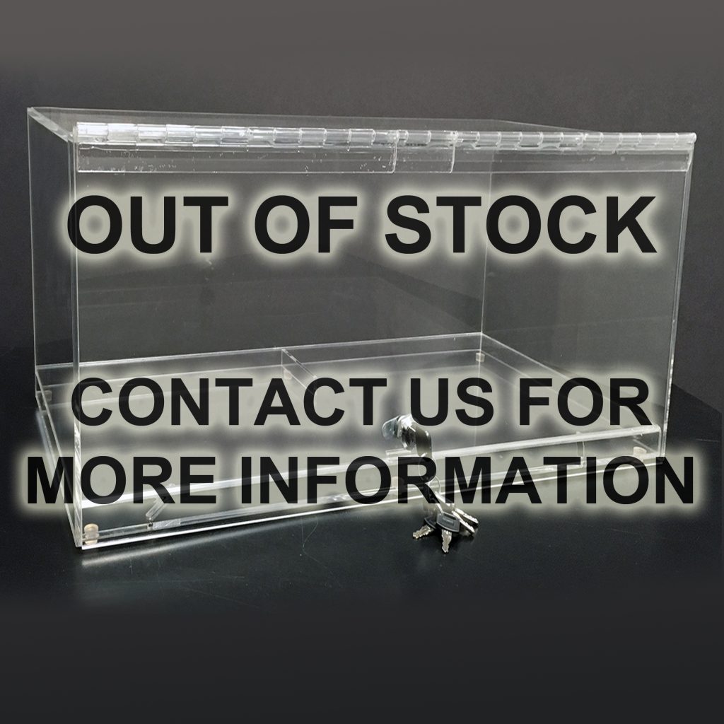 Acrylic Lock Boxes and Display Cases for Safe and Stylish Storage